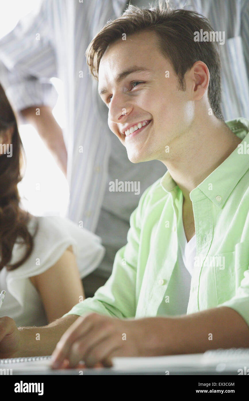 University students in the classroom Stock Photo - Alamy