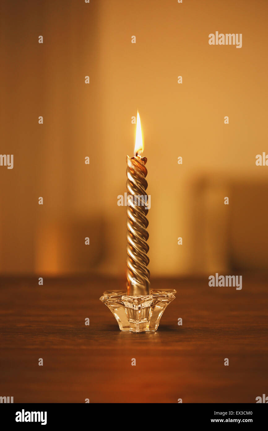 A candle with stand hi-res stock photography and images - Alamy