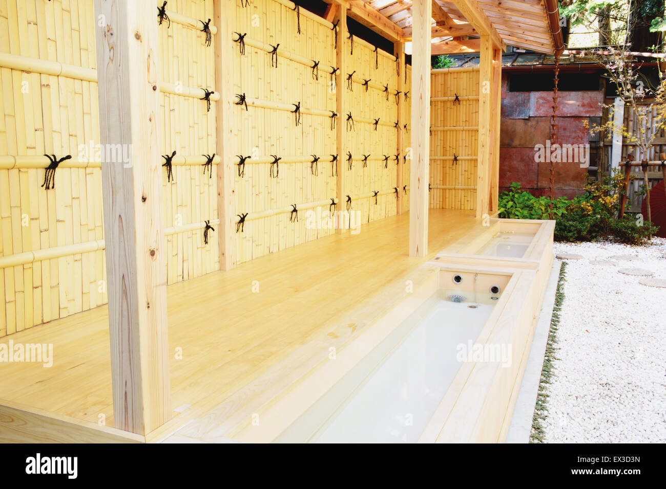 Foot spa in Kawagoe, Japan Stock Photo - Alamy