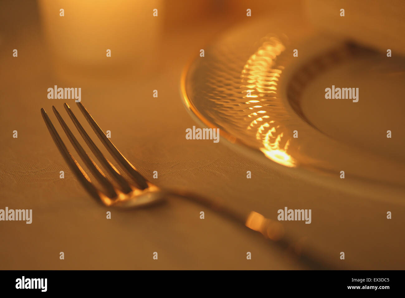 Stylish table setting Stock Photo - Alamy