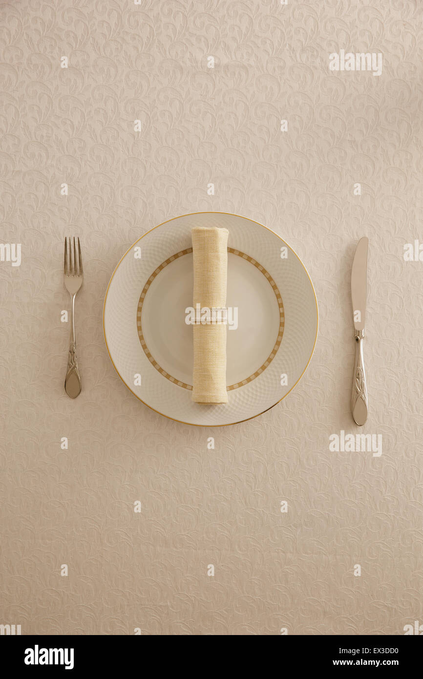 Stylish table setting Stock Photo - Alamy