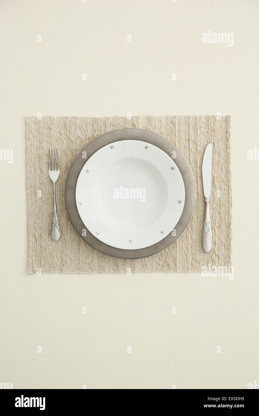 Stylish table setting Stock Photo - Alamy