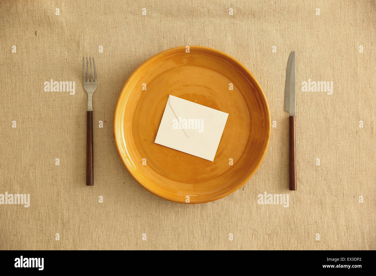 Stylish table setting Stock Photo - Alamy