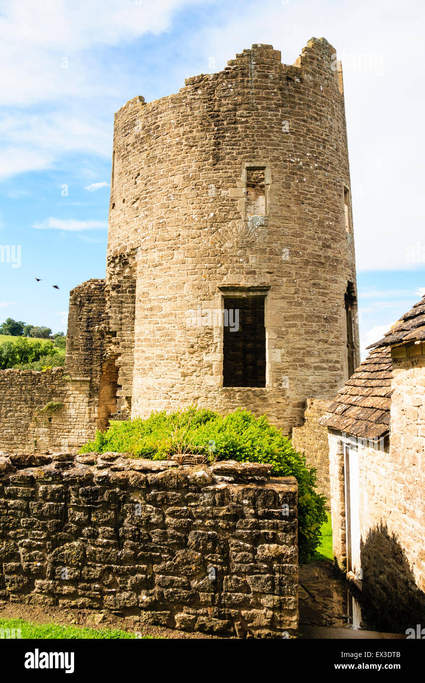 The ruins of Farleigh Hungerford castle in England. The South East ...