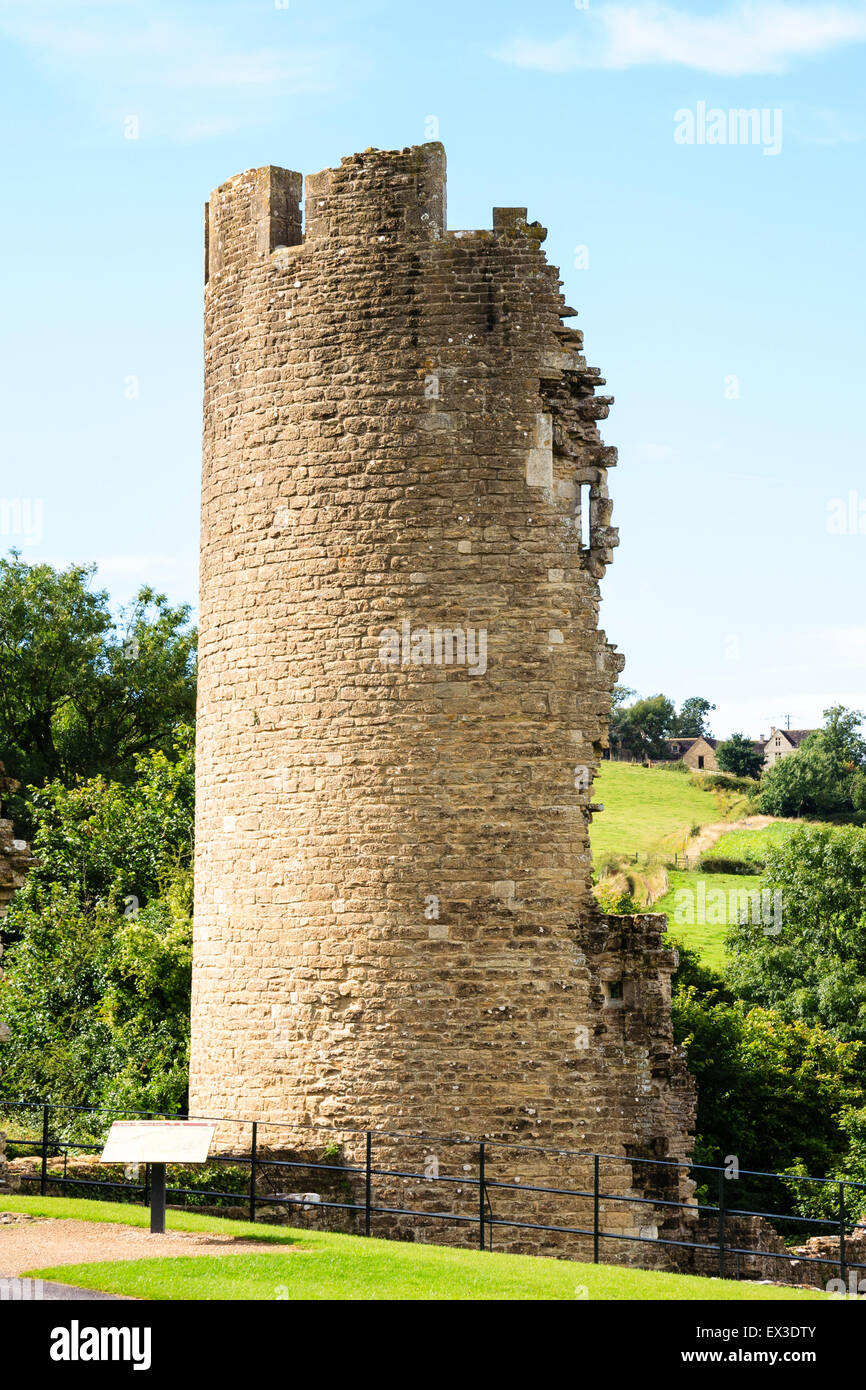 The ruins of Farleigh Hungerford castle in England. The South West ...