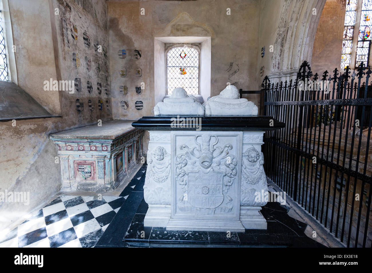 English medieval Farleigh Hungerford castle. Interior of the castle ...