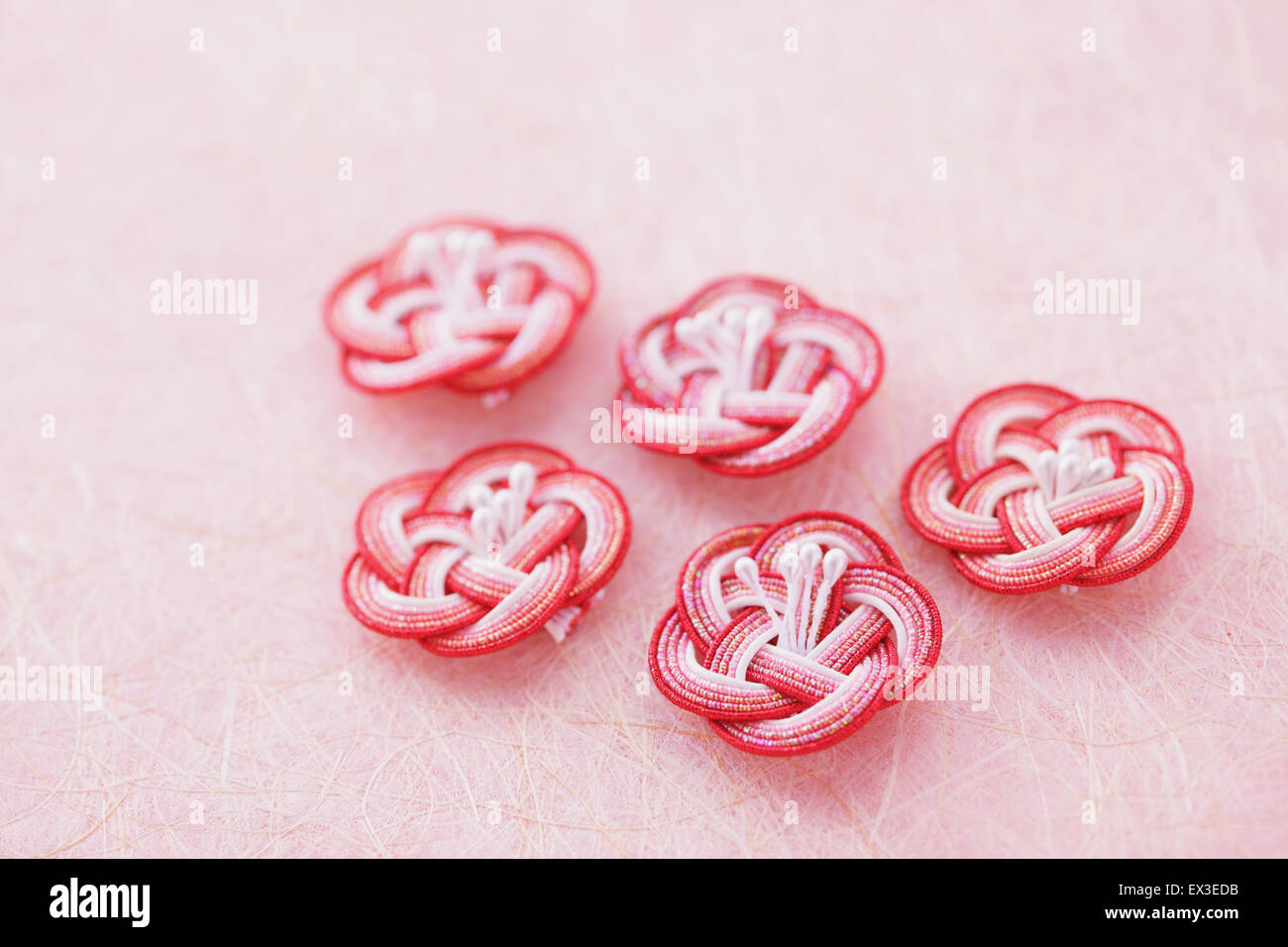 Emblems and Japanese paper Stock Photo - Alamy