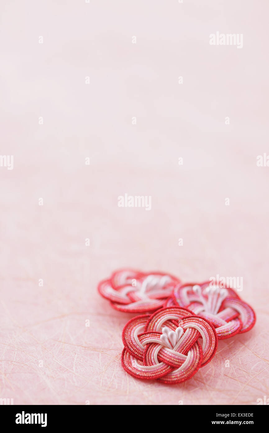 Emblems and Japanese paper Stock Photo - Alamy