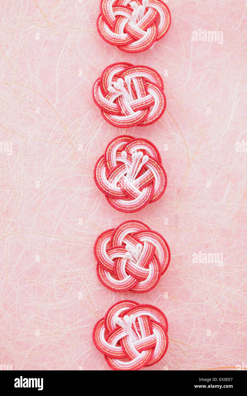 Emblems and Japanese paper Stock Photo - Alamy