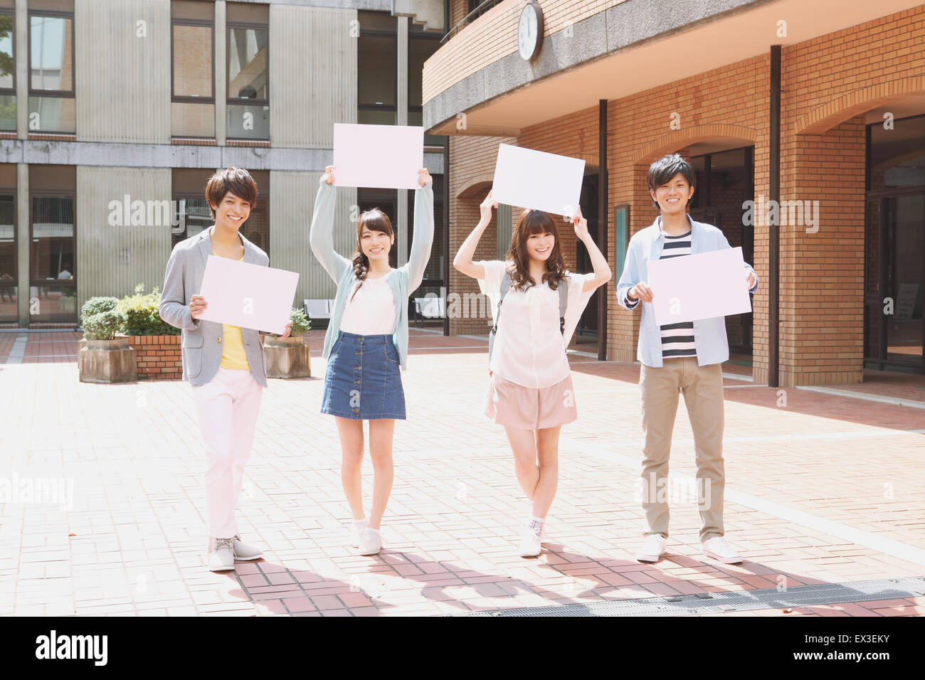 Group young school students pose hi-res stock photography and images ...