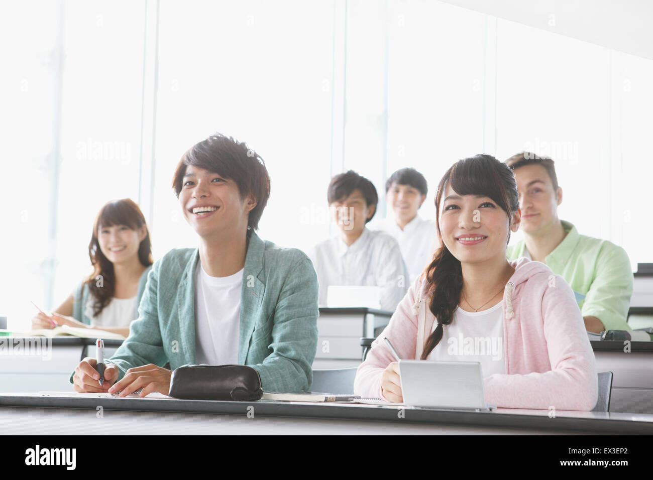 Asian students classroom hi-res stock photography and images - Alamy