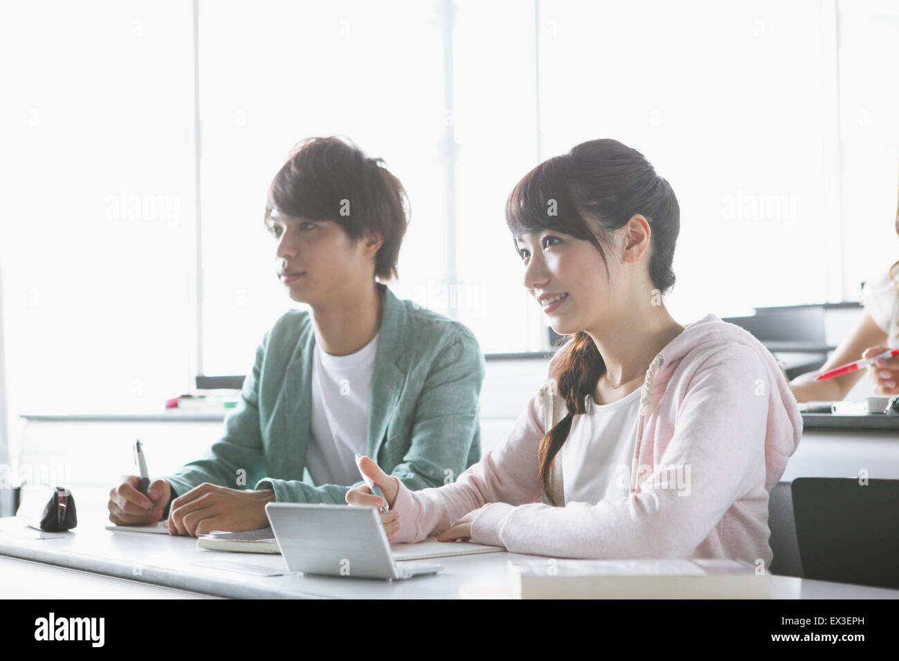 University students in the classroom Stock Photo - Alamy