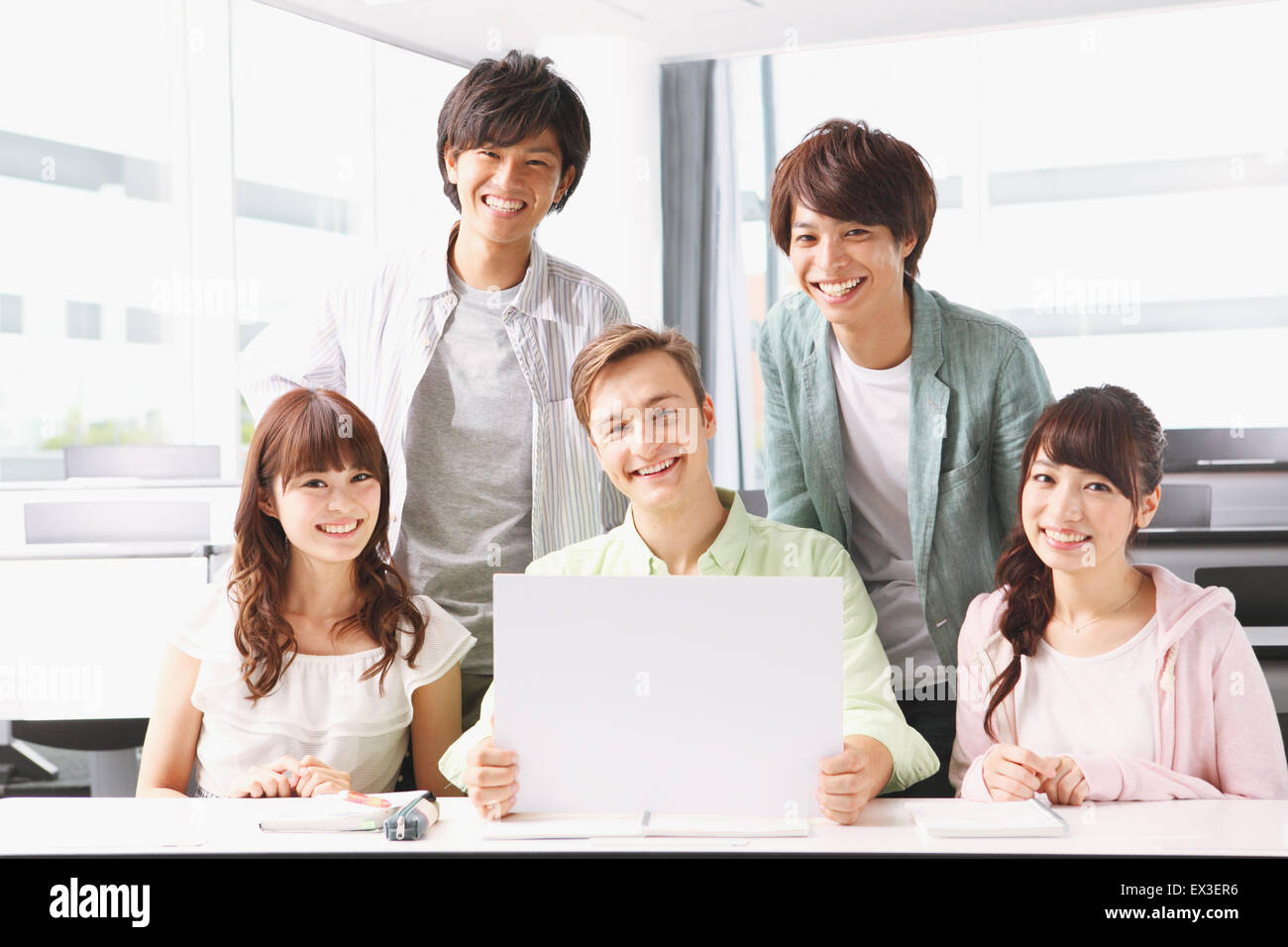University students in the classroom Stock Photo - Alamy