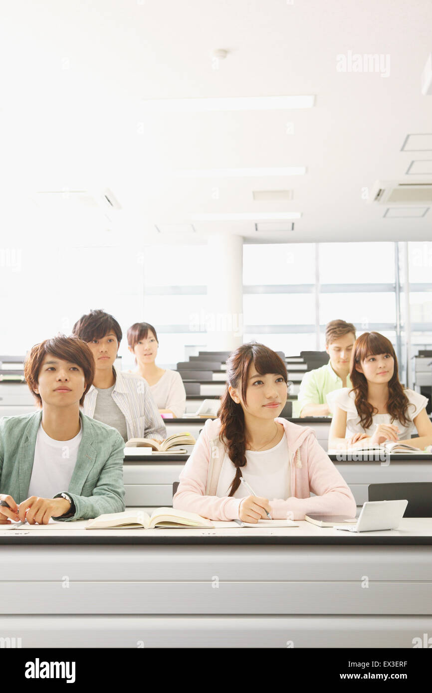 Serious female students hi-res stock photography and images - Alamy