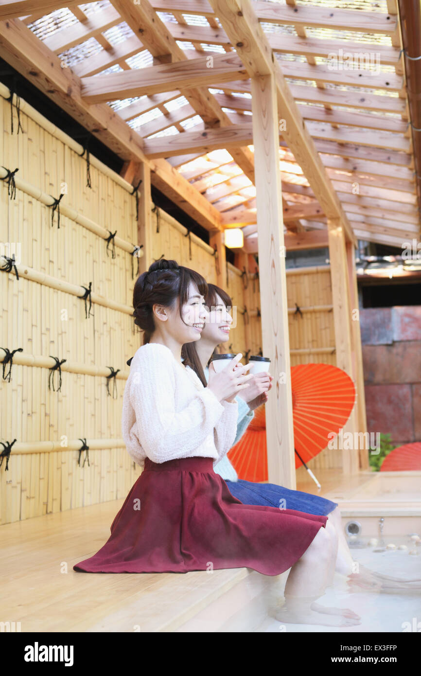 Woman Hot Spa Japan Stock Photos & Woman Hot Spa Japan Stock Images - Alamy