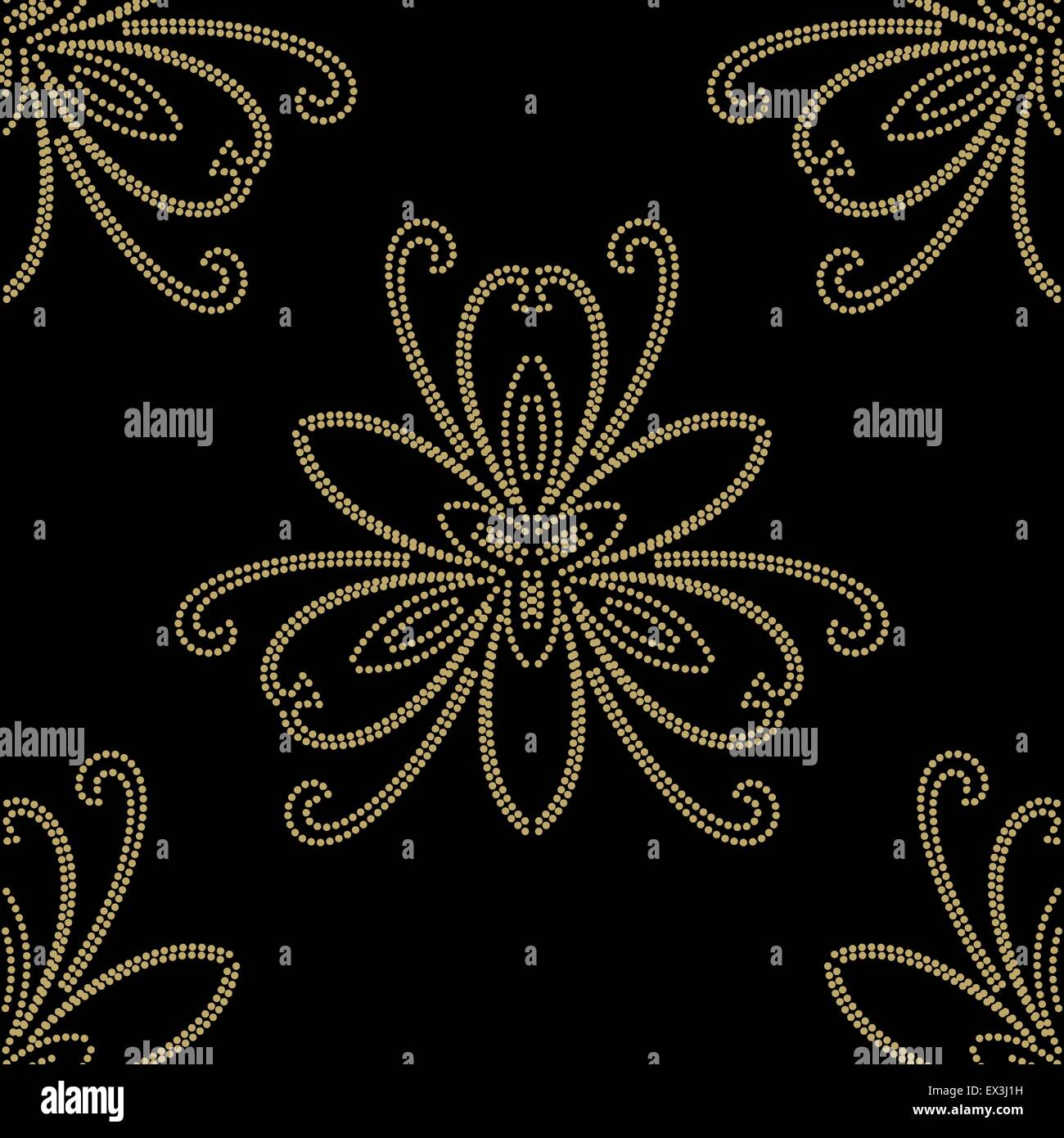 Floral Seamless Vector Pattern Stock Vector Image & Art - Alamy