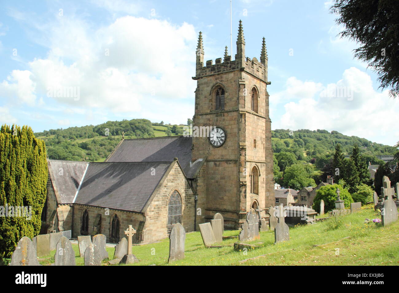 Saint Gile's Parish Church, Matlock, Derbyshire ales, England UK Stock ...