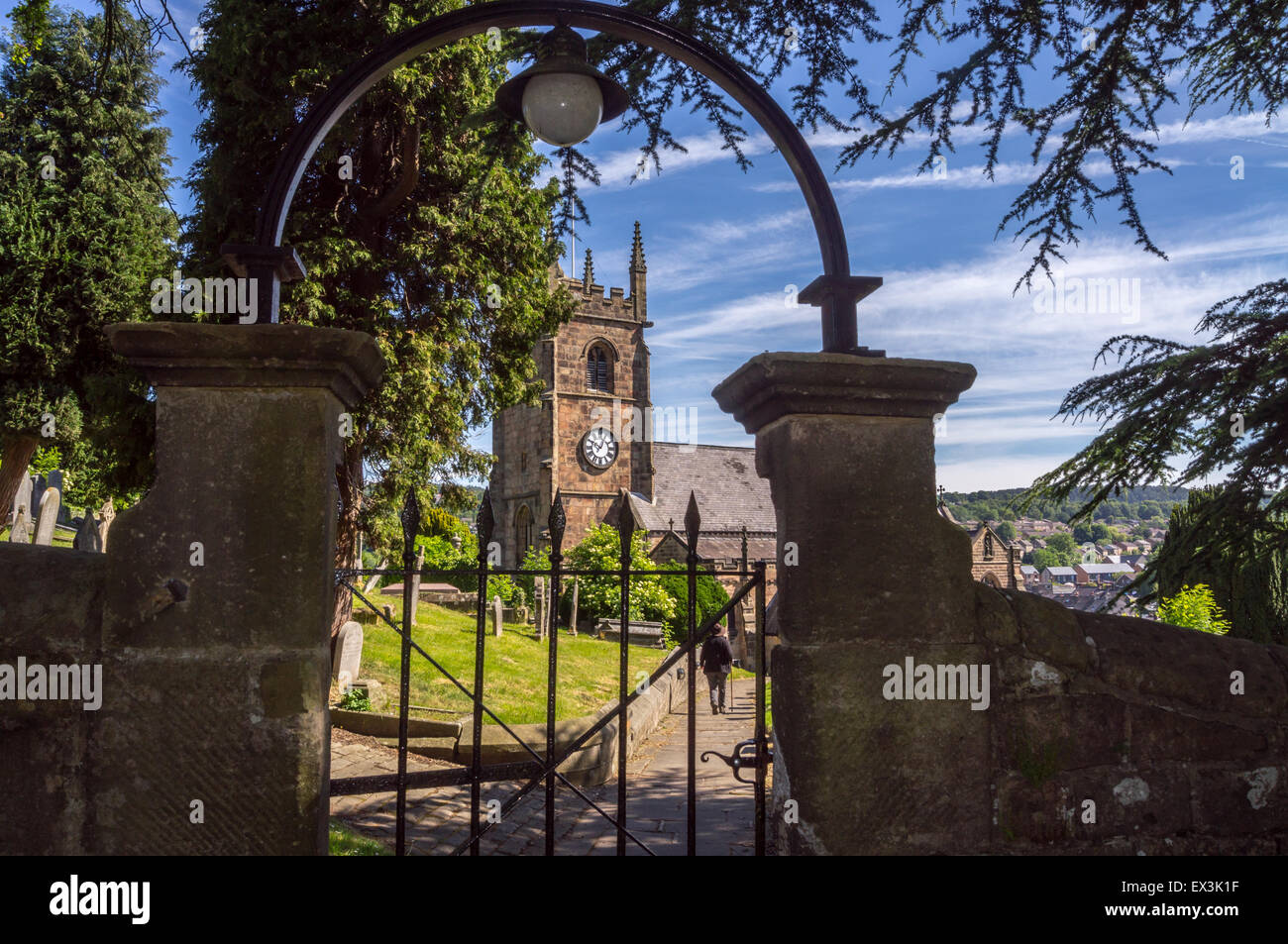 St giles church matlock derbyshire hi-res stock photography and images ...