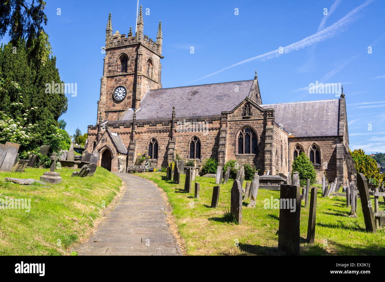 St. Giles Church, Matlock, Derbyshire, England Stock Photo - Alamy