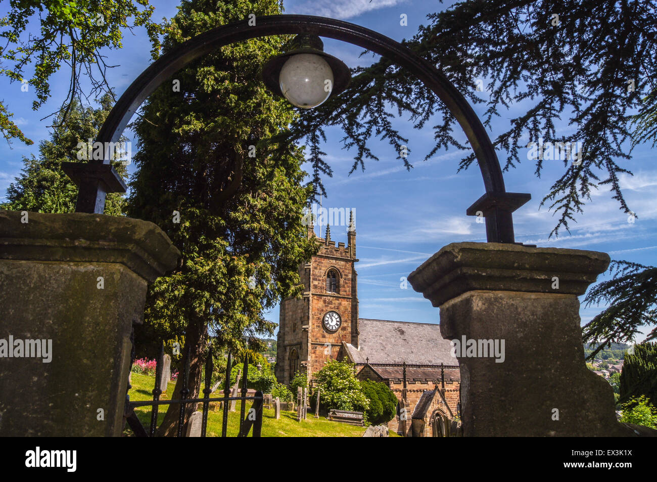 St. Giles Church, Matlock, Derbyshire, England Stock Photo - Alamy