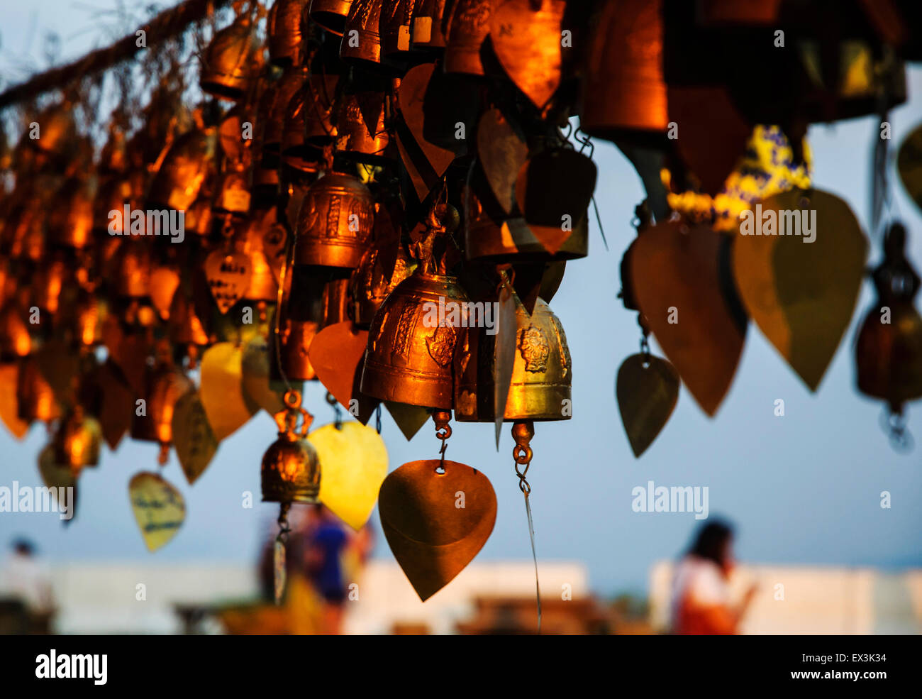 Bell of love, Bell of believe with color of sunlight Stock Photo - Alamy