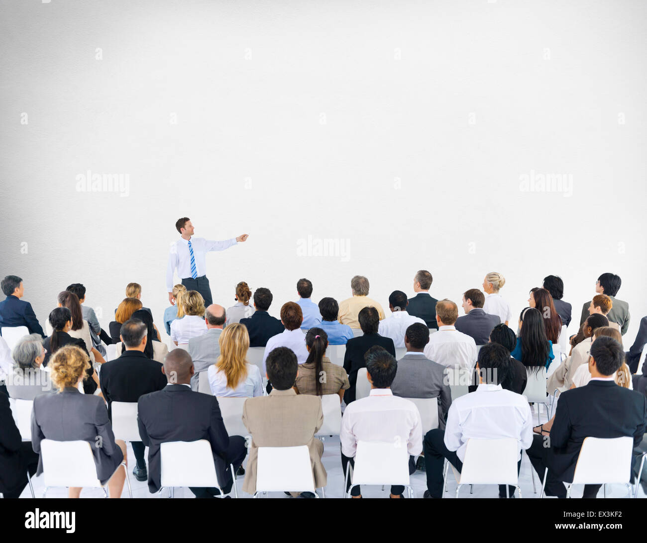 Business People Seminar Conference Meeting Presentation Concept Stock ...