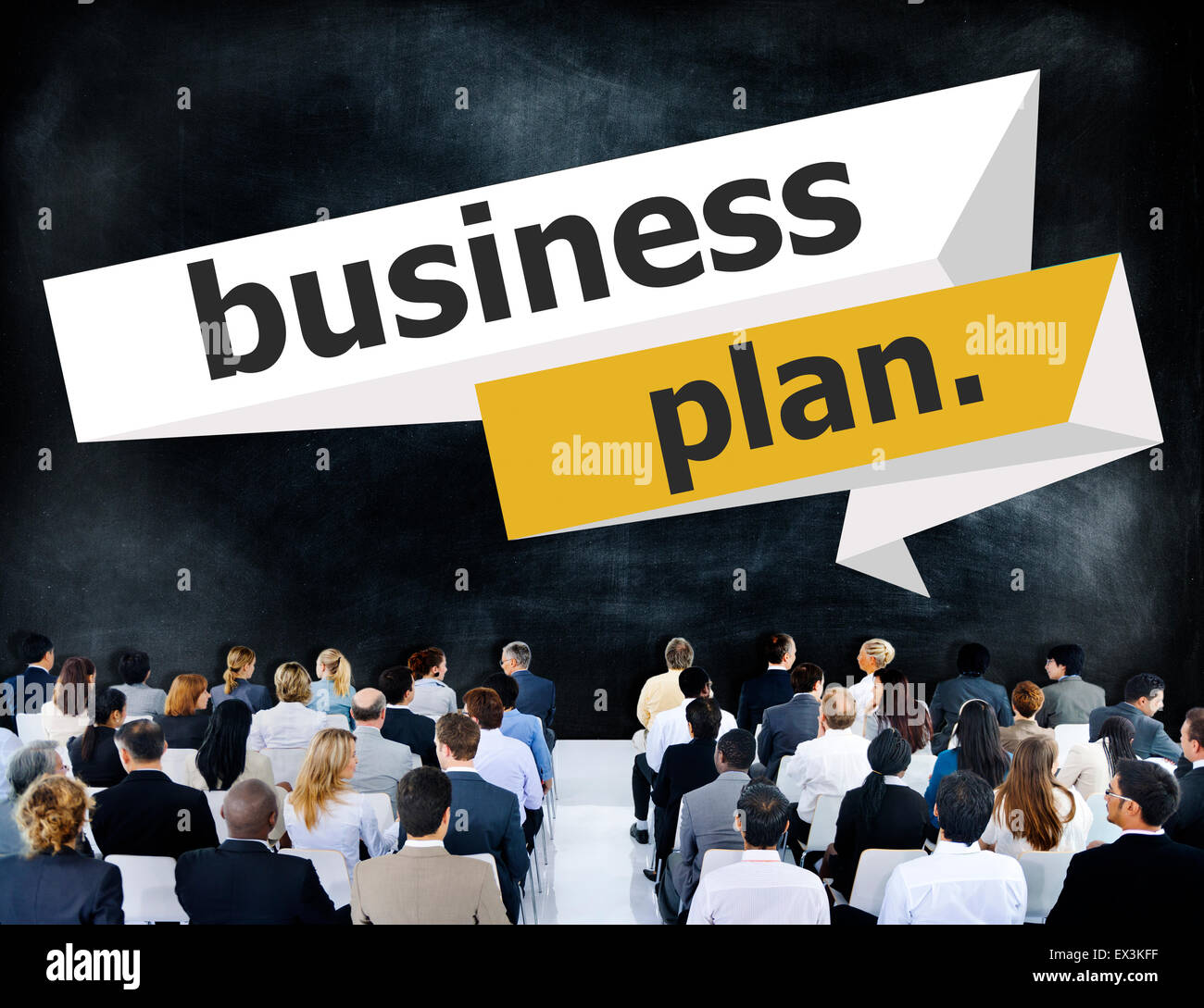Business Plan Planning Strategy Meeting Conference Seminar Concept ...
