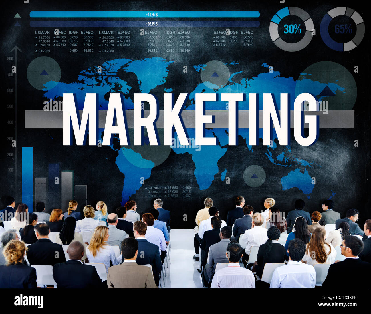 Marketing Commercial Business Analysis Data Concept Stock Photo - Alamy