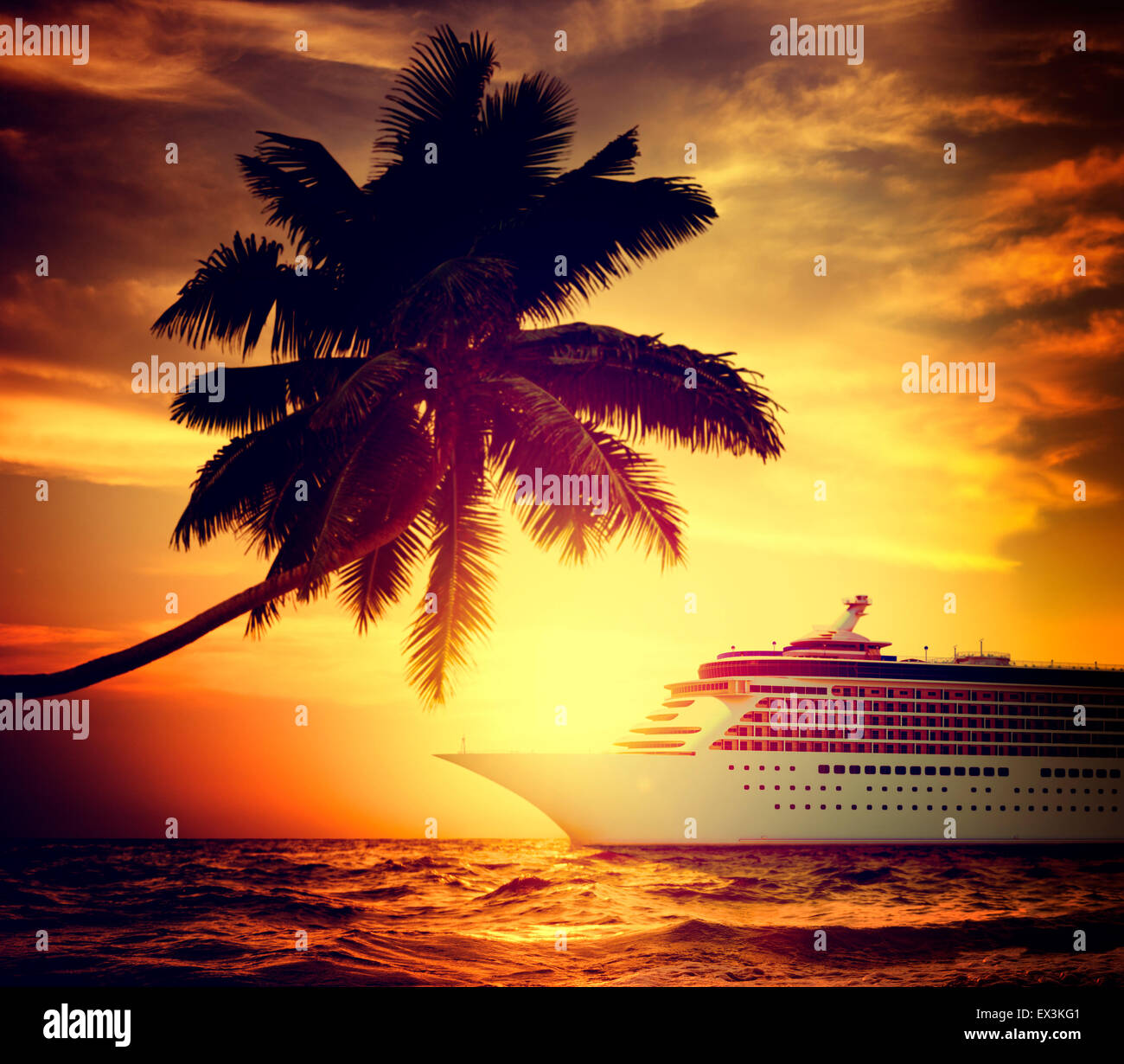 yacht-cruise-ship-sea-ocean-tropical-scenic-concept-stock-photo-alamy