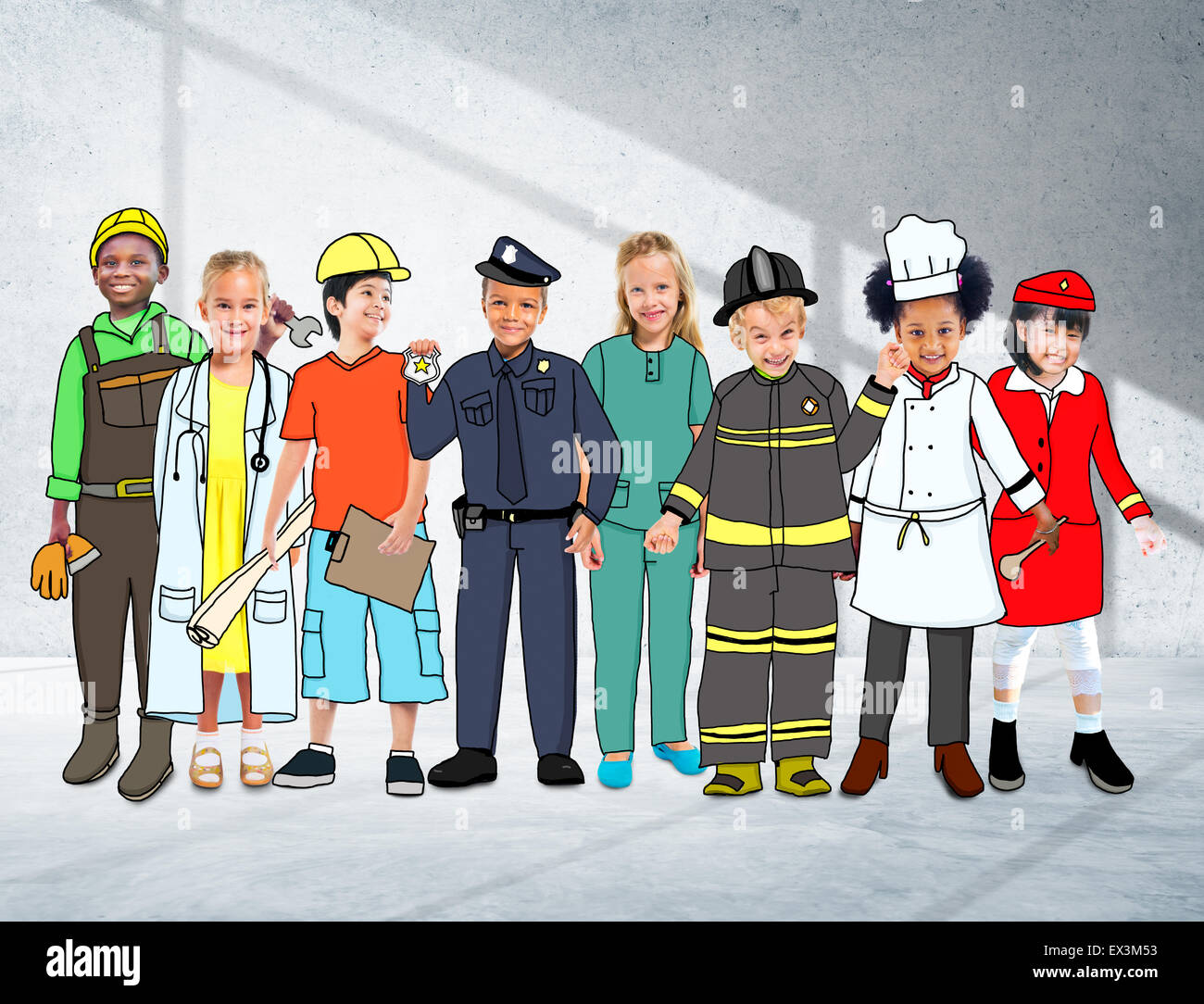 Children Kids Dream Jobs Diversity Occupations Concept Stock Photo Alamy children-kids-dream-jobs-diversity-occupations-concept-stock-photo-alamy