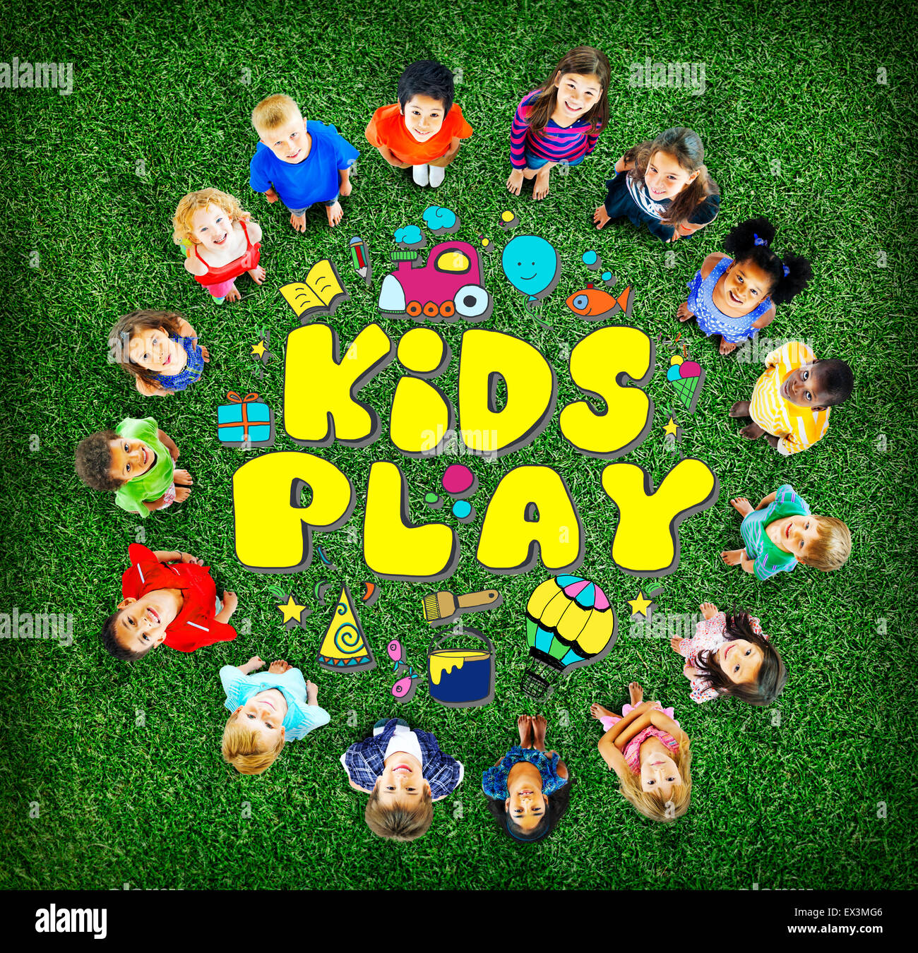 Kids Play Imagination Hobbies Leisure Games Concept Stock Photo - Alamy