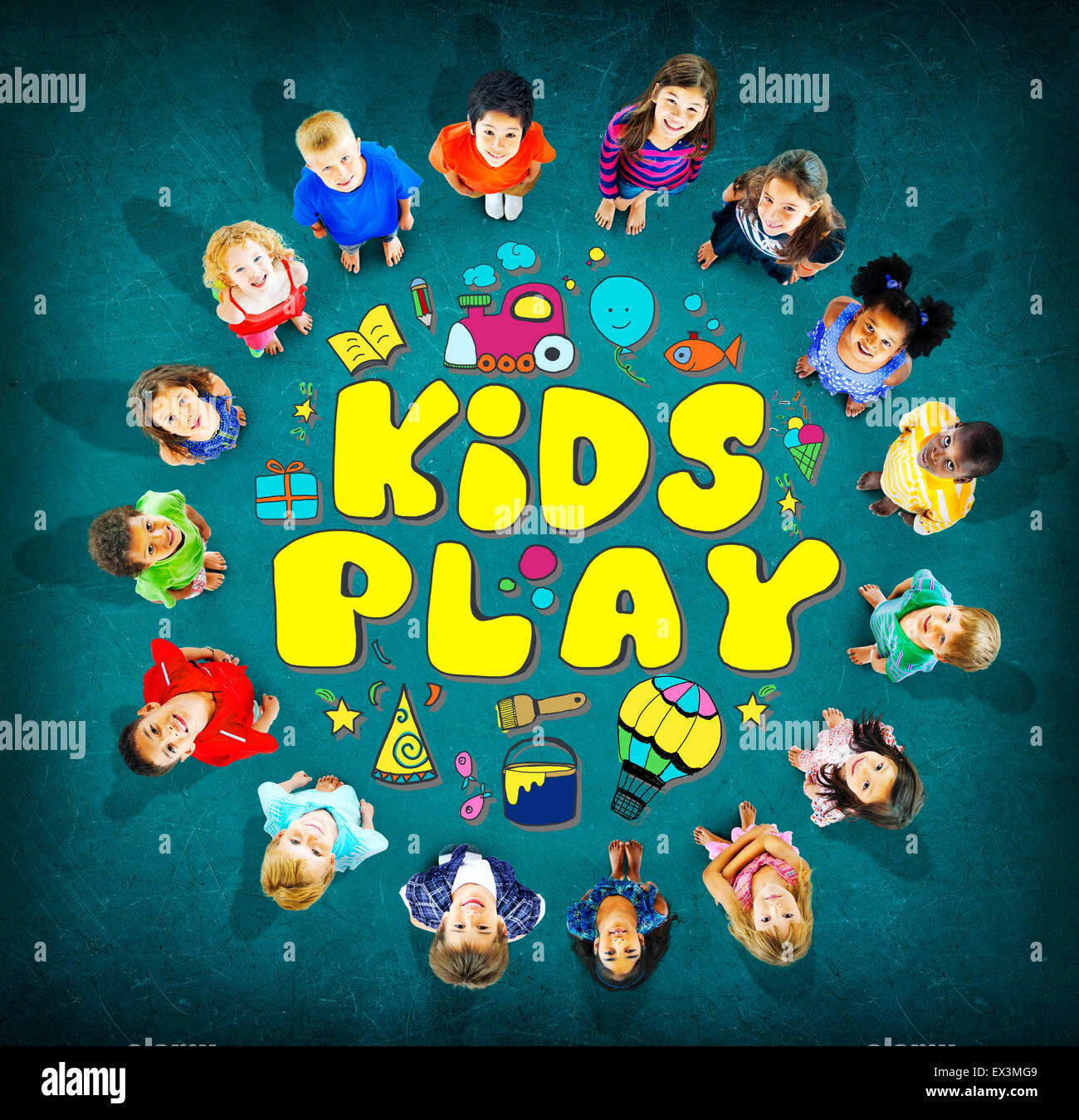 Kids Play Imagination Hobbies Leisure Games Concept Stock Photo - Alamy