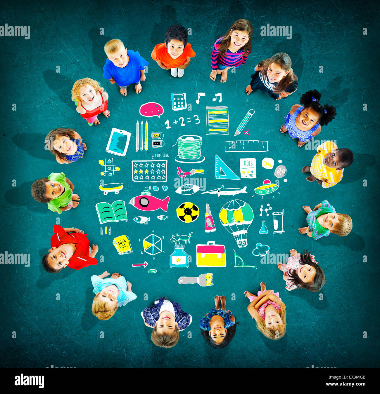 Multiethnic classroom activity hi-res stock photography and images - Alamy