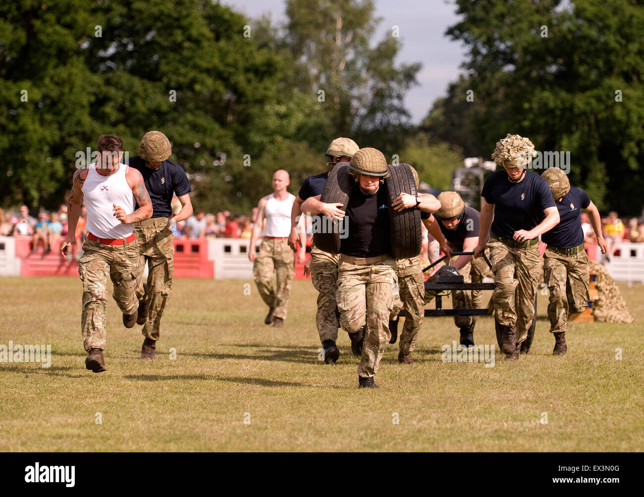 10 Trg Bn Inter Platoon Gun Run at the Farewell to the Garrison ...