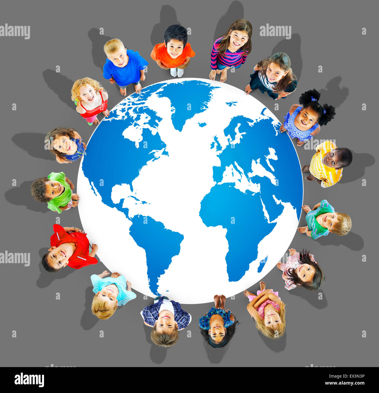 Global Globalization World Map Environmental Concservation Concept ...
