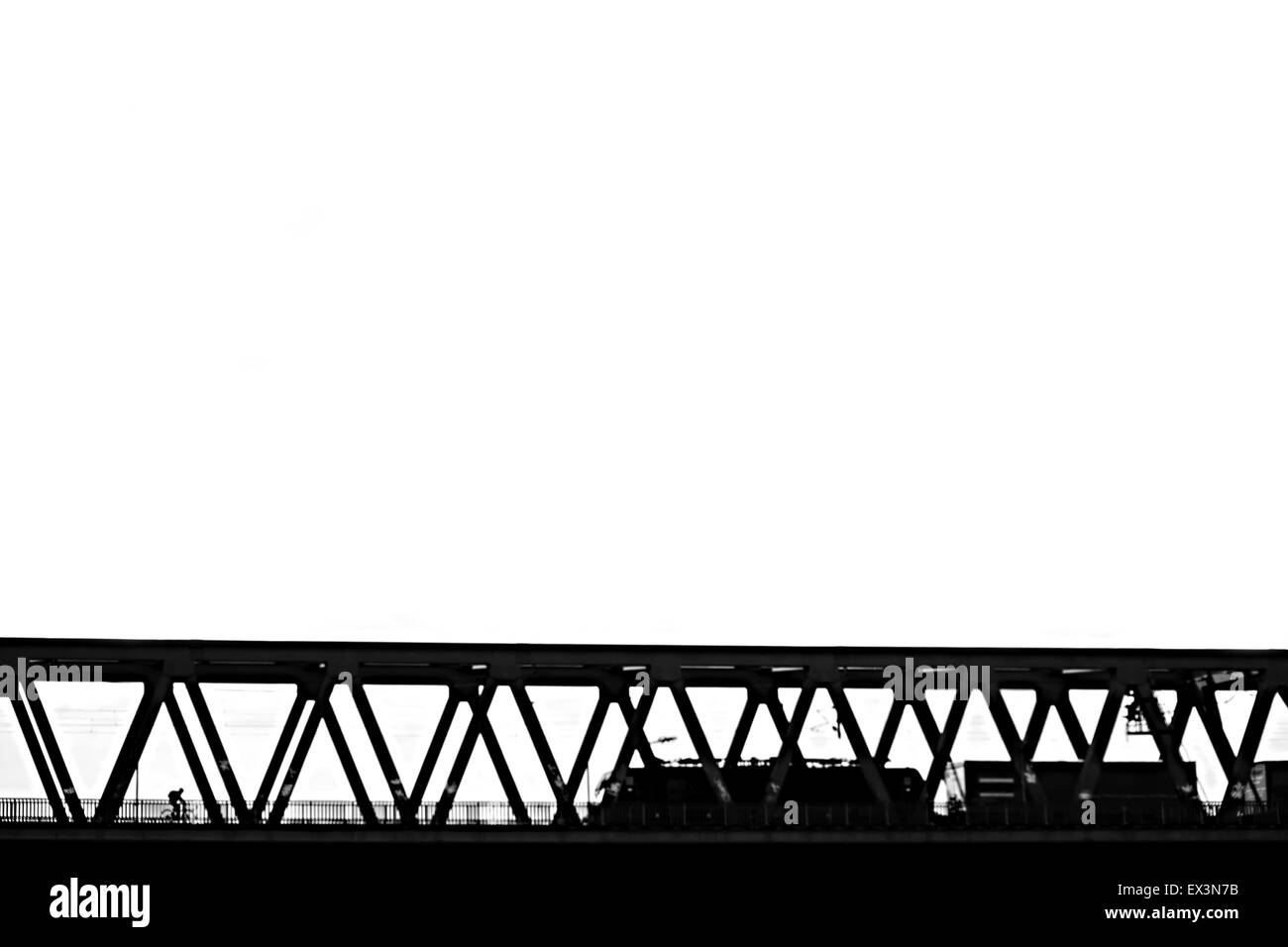 Bridge outline silhouette hi-res stock photography and images - Alamy