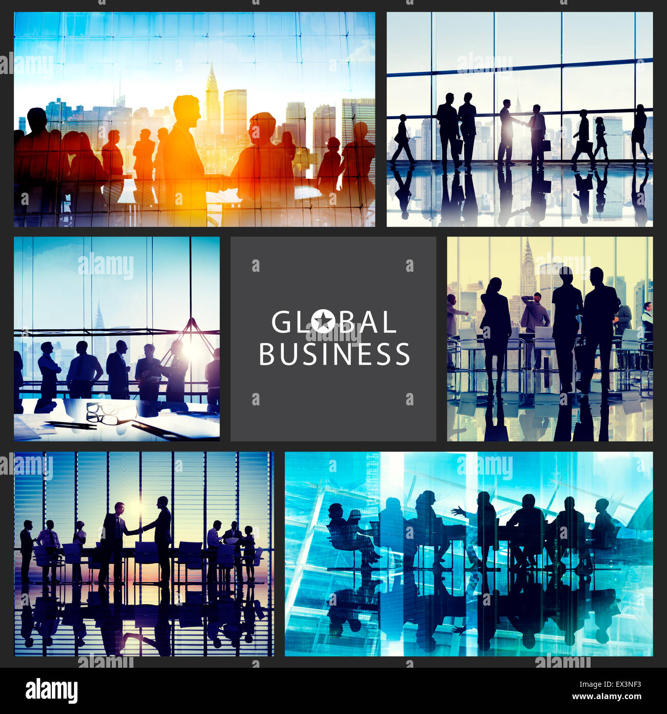 Global Business People Corporate Collection Concept Stock Photo - Alamy