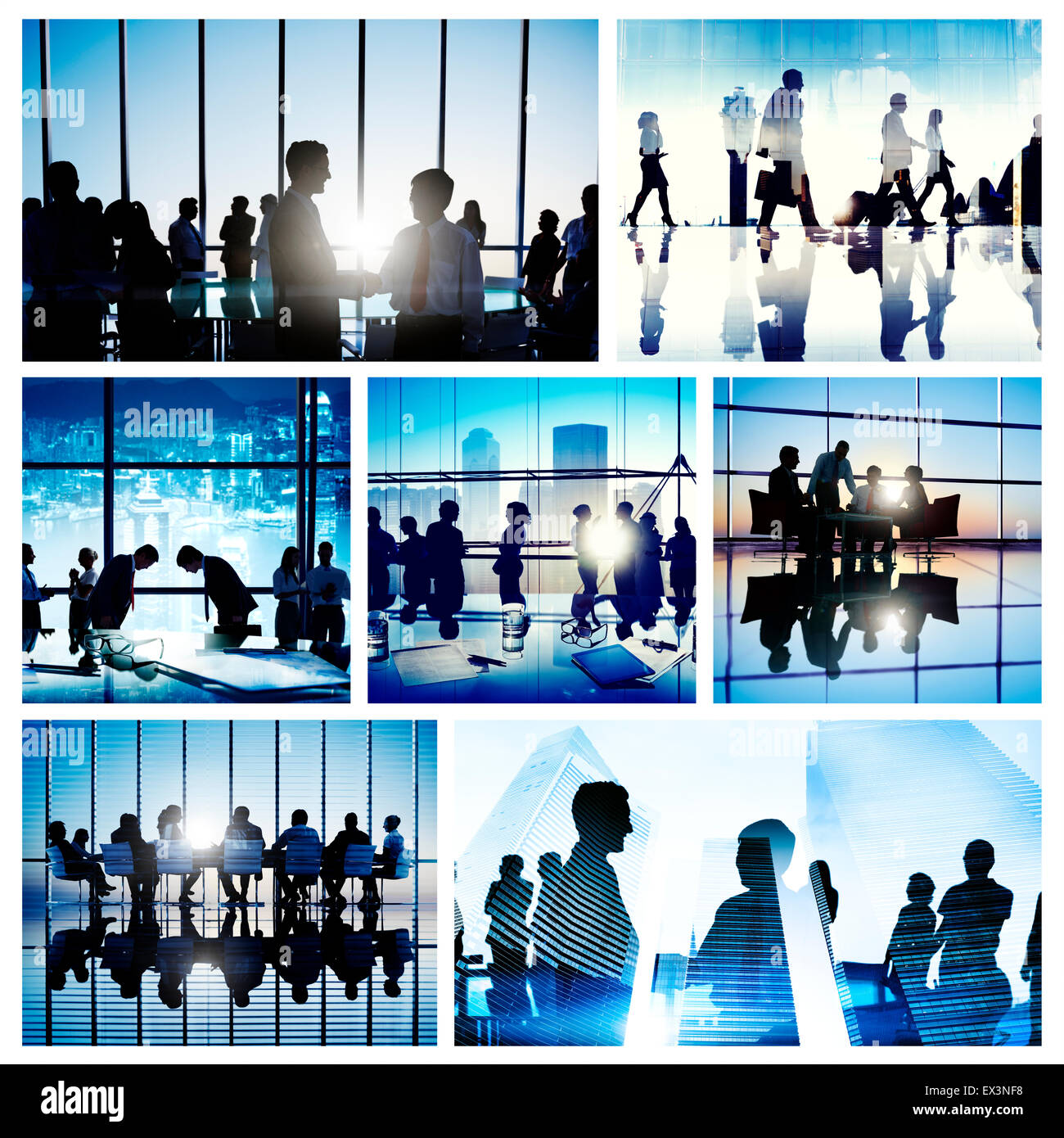 Business People Interaction Meeting Team Working Global Concept Stock ...