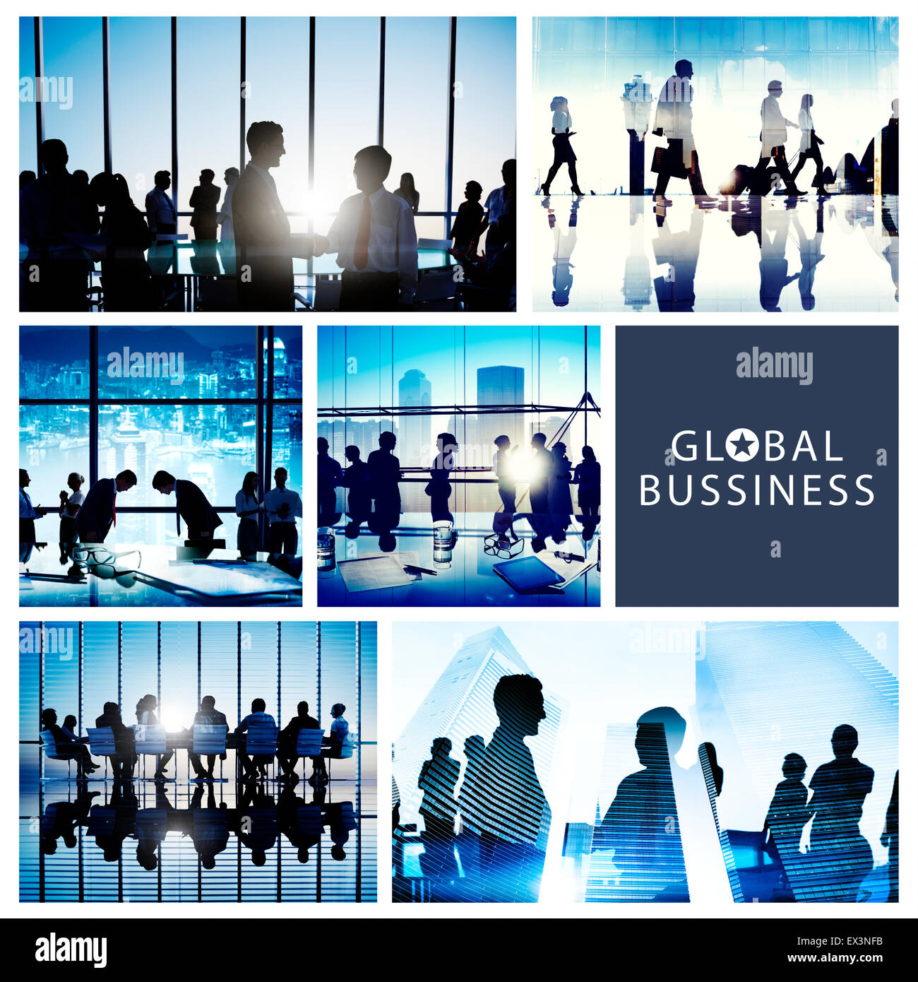 Business People Interaction Meeting Team Working Global Concept Stock ...