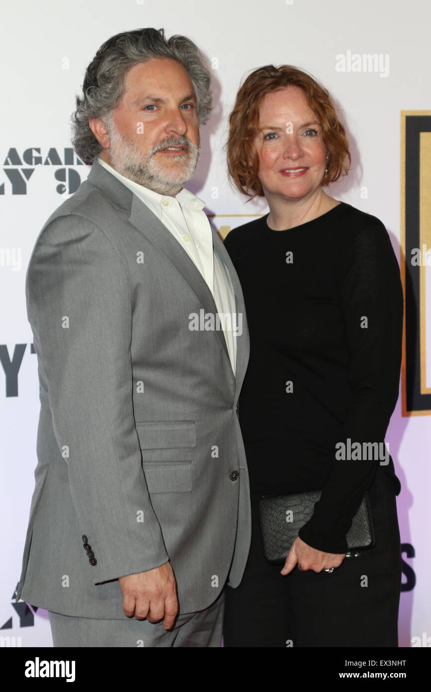 Sydney, Australia. 6 July 2015. Director Greg Jacobs and wife Heather ...