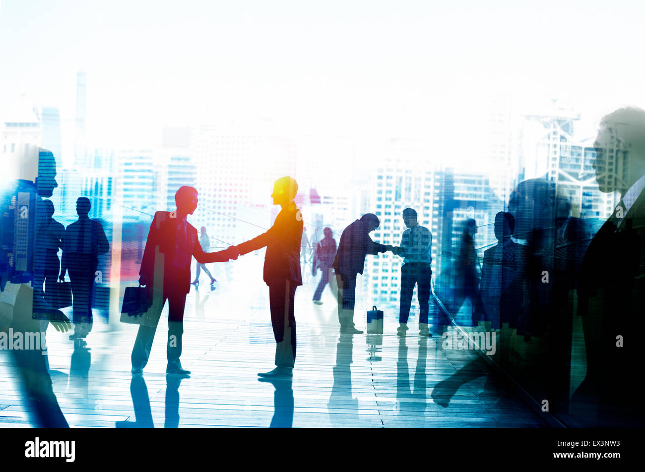 Business People Talking Connection Conversation Concept Stock Photo - Alamy