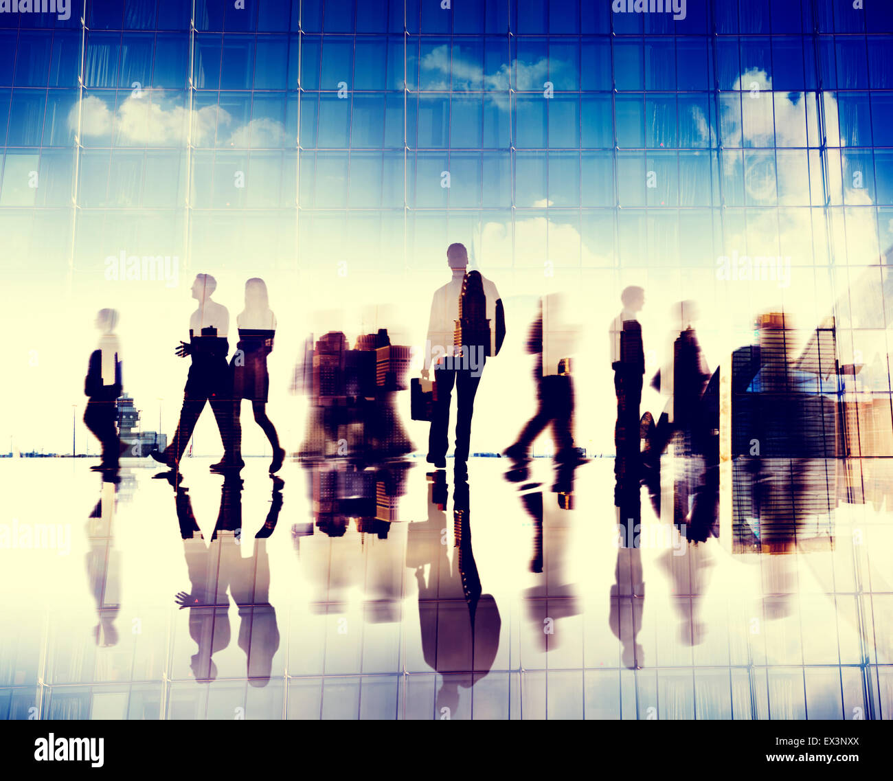 Business People Travel Walking Corporate City Concept Stock Photo - Alamy