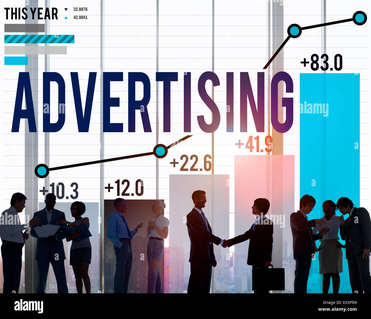 Advertising Marketing Campaign Promotion Branding Concept Stock Photo ...