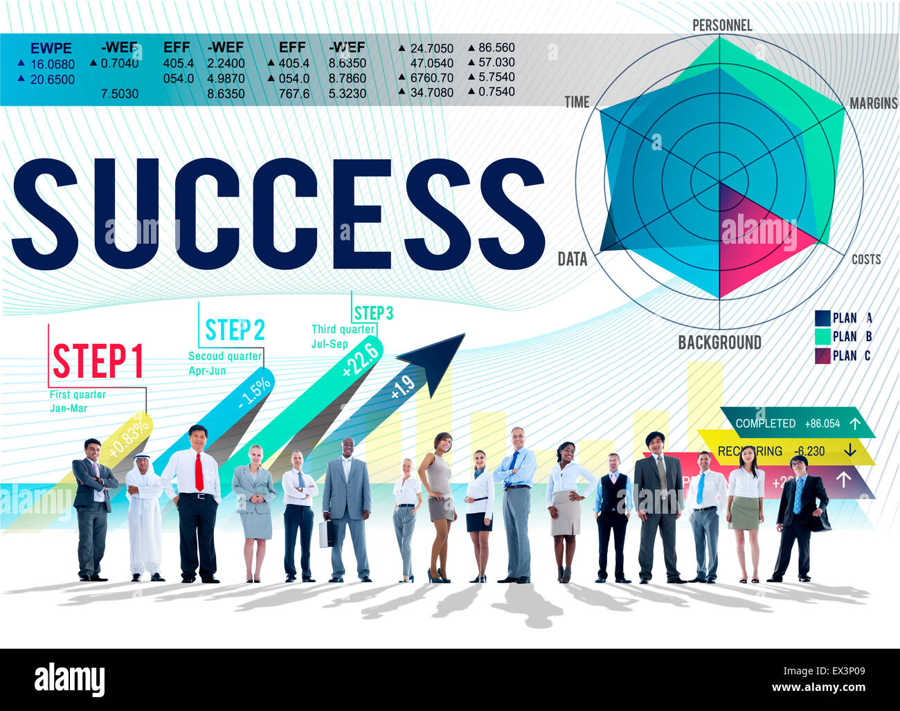 Success Successful Goal Achievement Complete Concept Stock Photo - Alamy