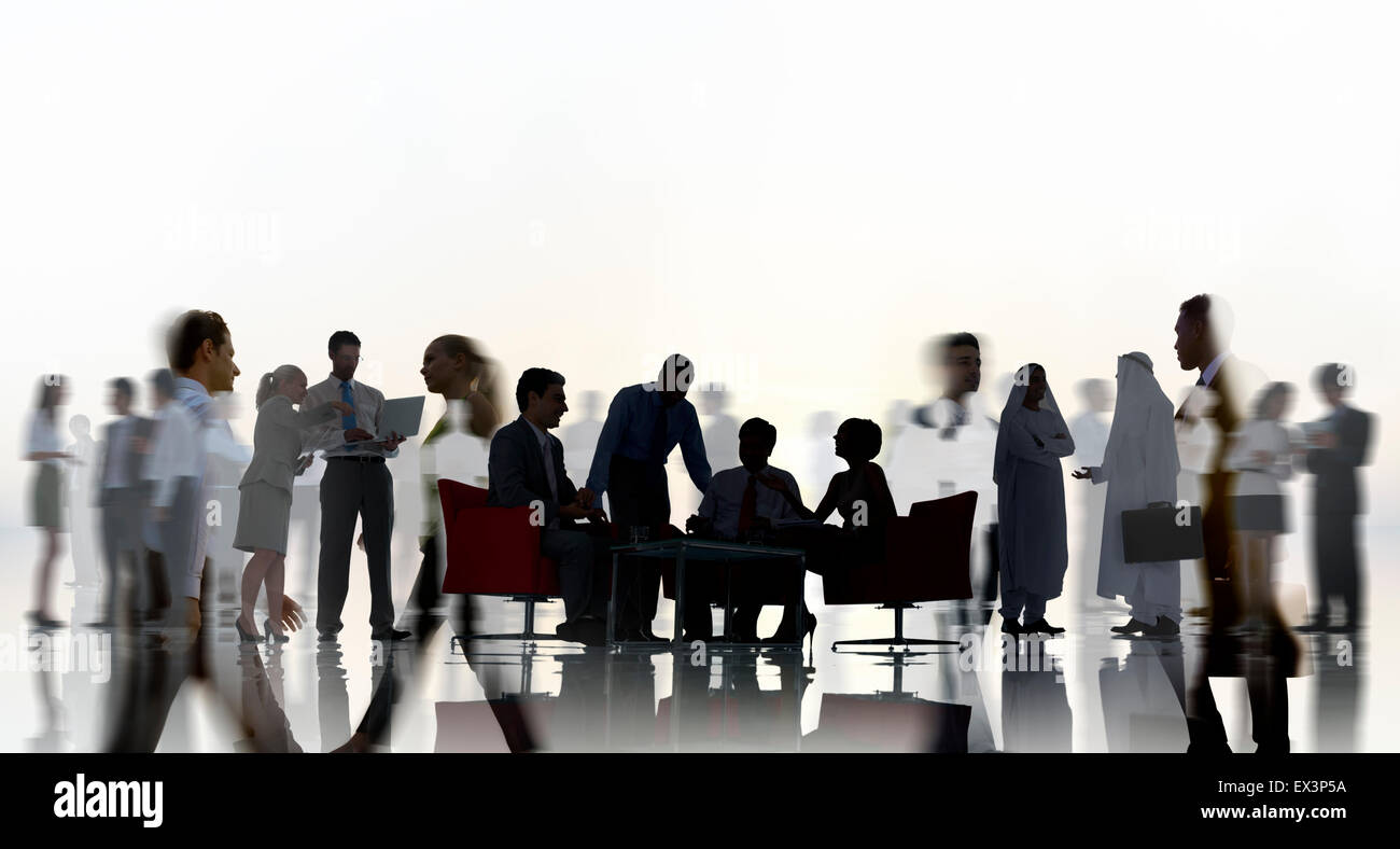 Business People Communication Corporate Team Concept Stock Photo - Alamy