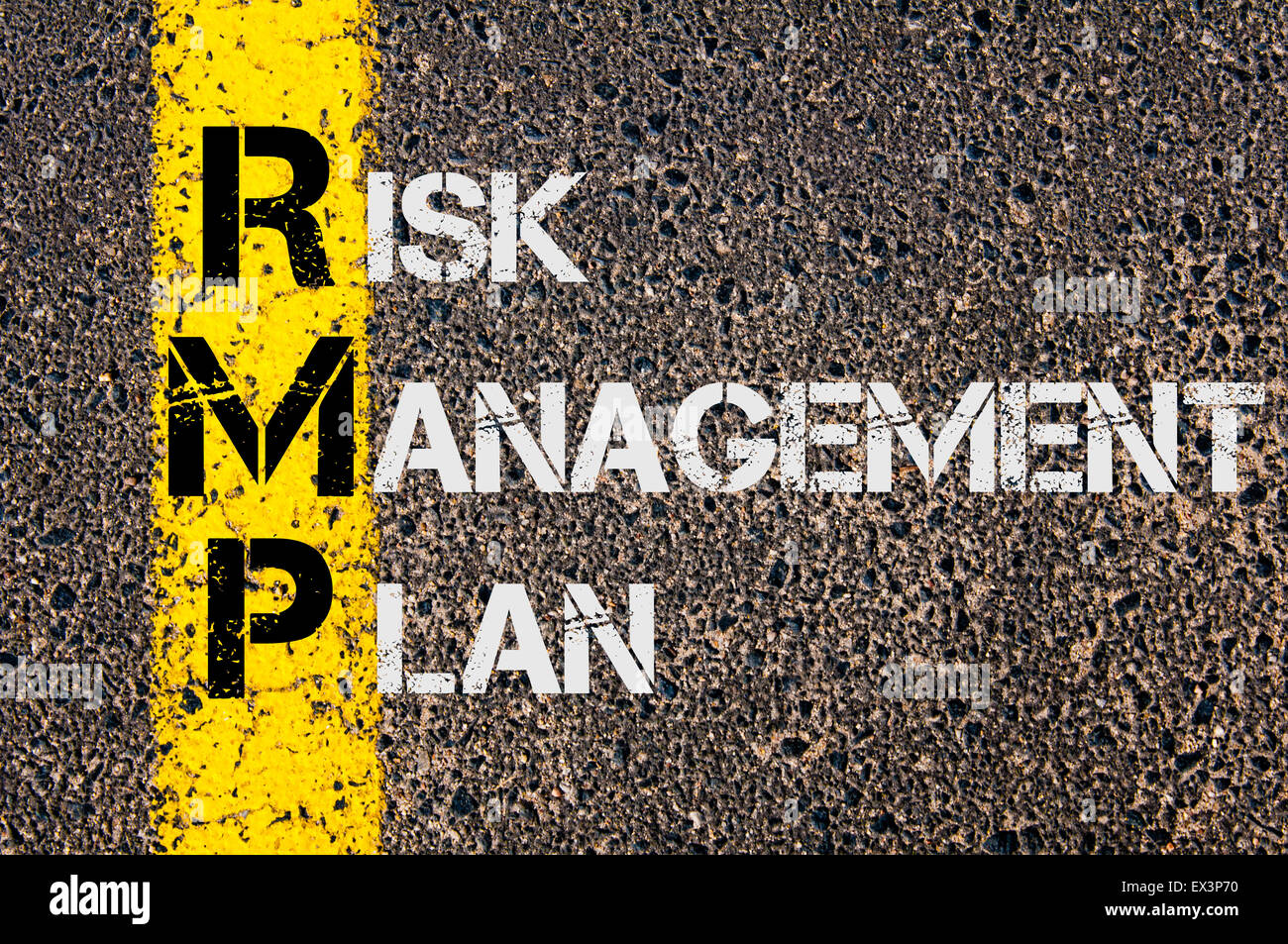 Concept image of Business Acronym RMP as Risk Management Plan written ...