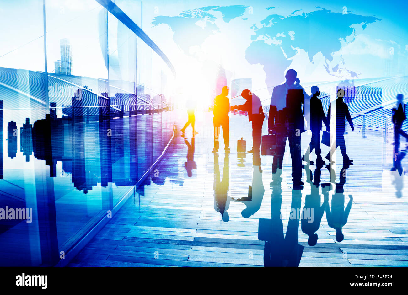 Business People Talking Connection Conversation Concept Stock Photo - Alamy