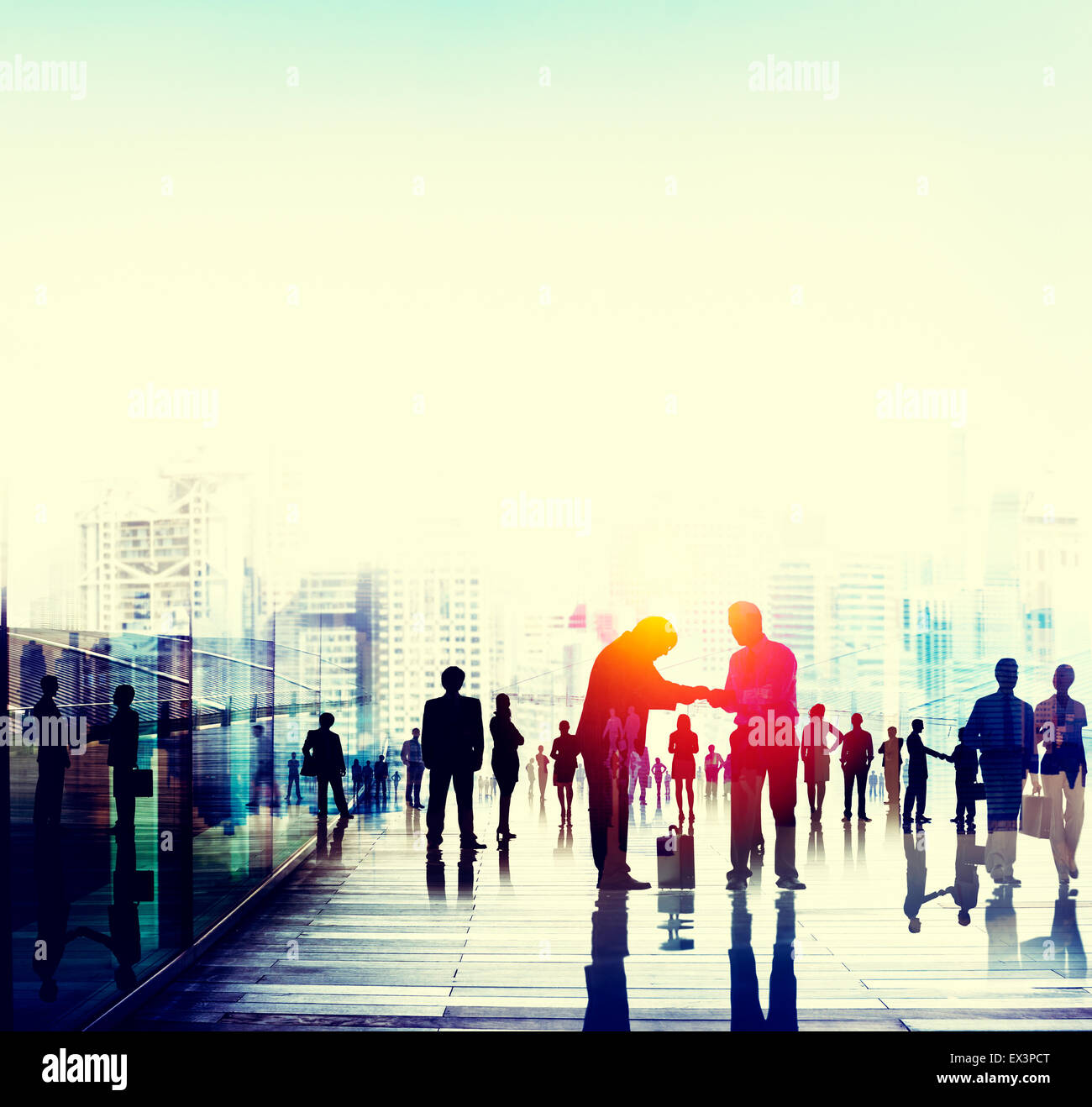 Business People Talking Connection Conversation Concept Stock Photo - Alamy