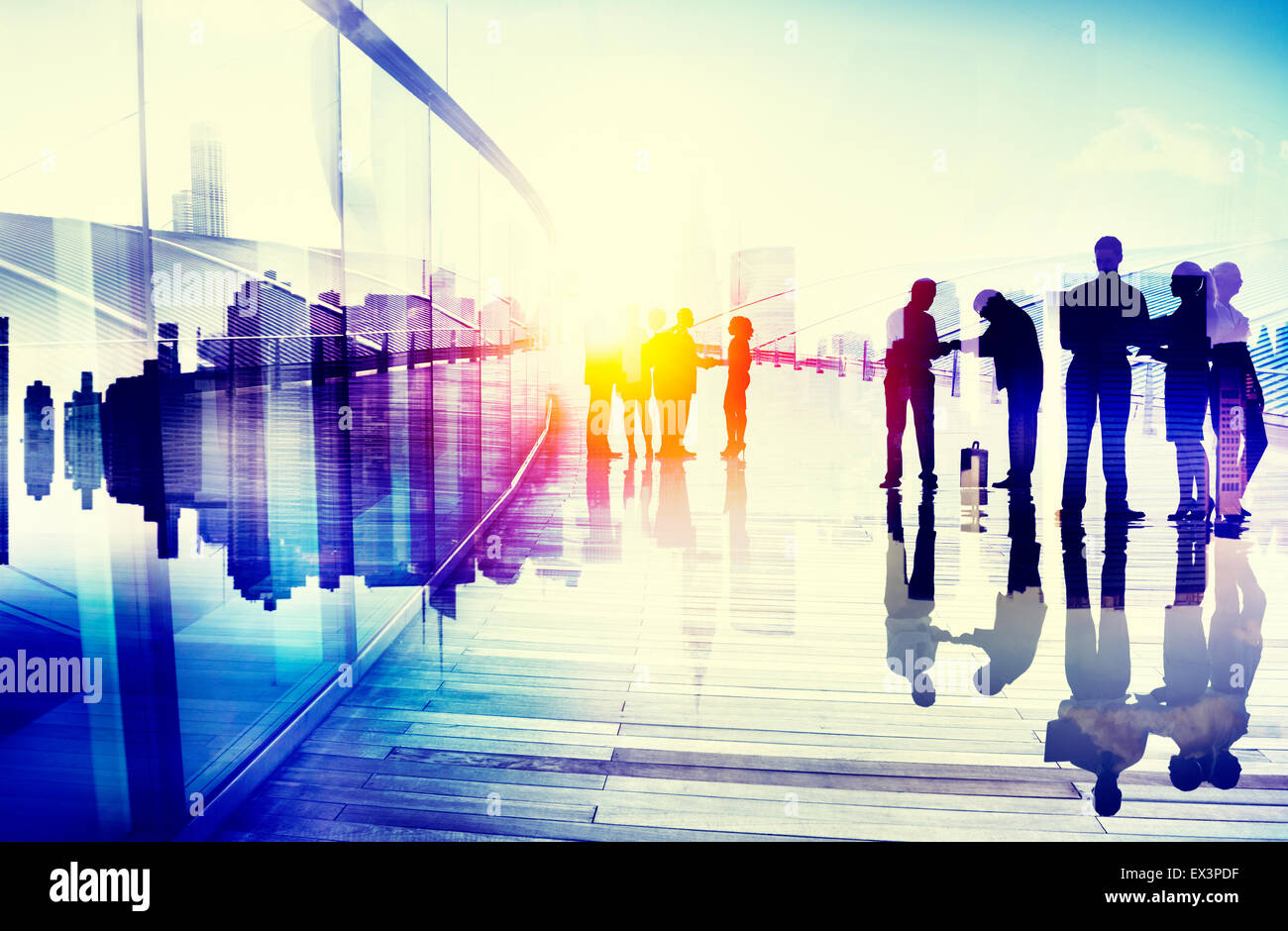 Business People Talking Connection Conversation Concept Stock Photo - Alamy