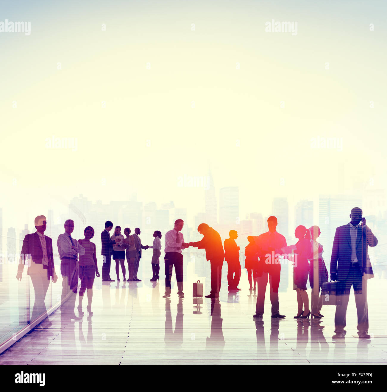 Business People Talking Connection Conversation Concept Stock Photo - Alamy